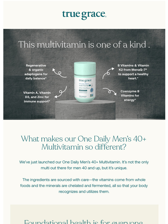 True Grace: This multivitamin is one of a kind | Milled