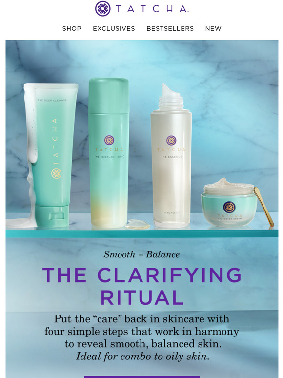 Tatcha: How to: add The Texture Tonic to your ritual | Milled