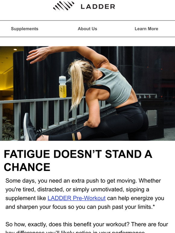 Ladder: How Pre-Workout Changes the Way You Train | Milled