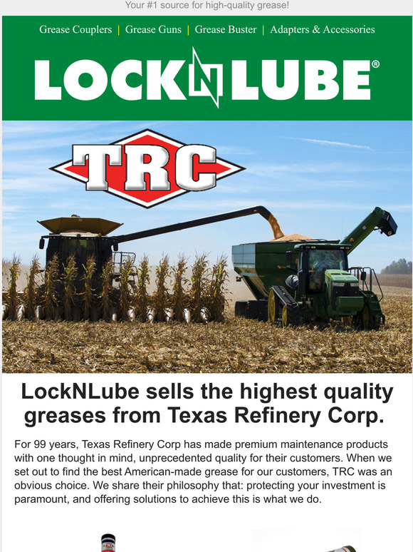 LockNLube: LockNLube sells the highest quality greases! | Milled