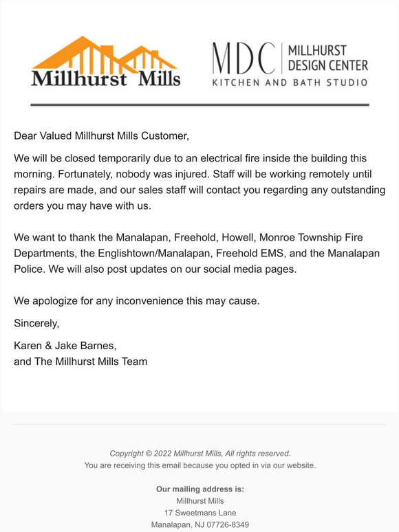 Millhurst Mills: Millhurst Design Center &Millhurst Mills Temporary ...
