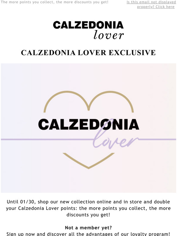 Calzedonia: CLZ LOVER: Double Points on New Collection! | Milled