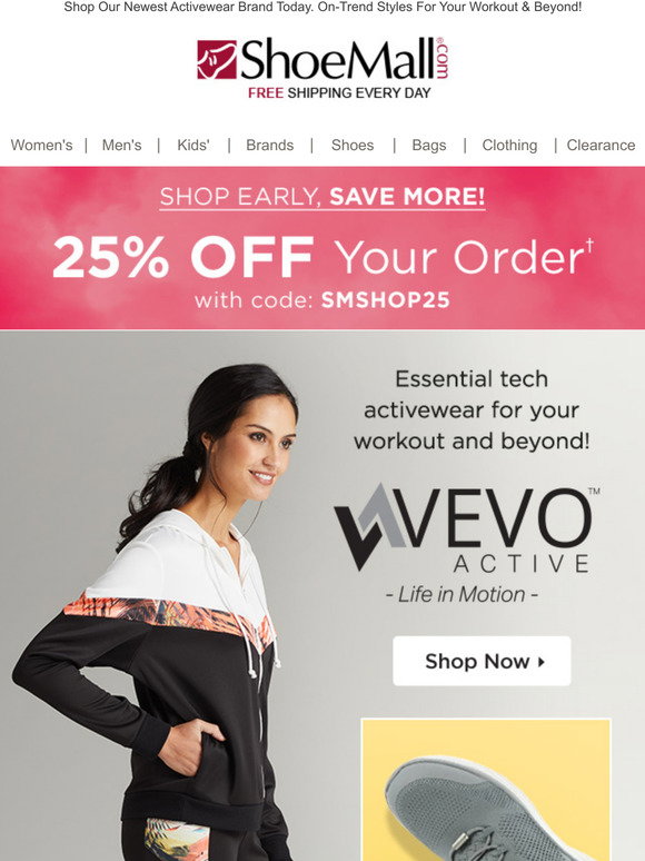 ShoeMall: Now Introducing: Vevo Active! | Milled