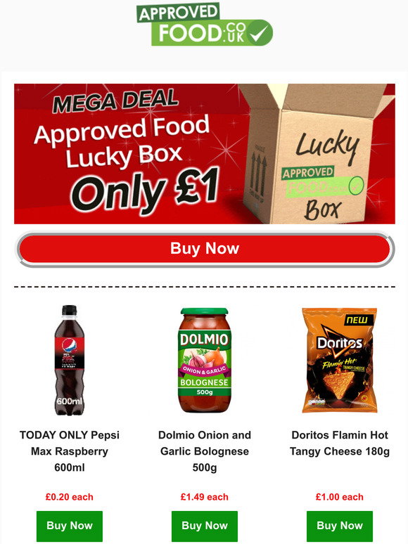 Approved Food: Early Access Lucky Boxes Live Now! | Milled