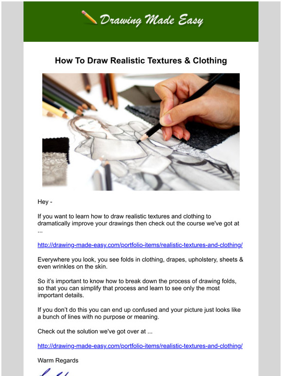 Drawing Made Easy: -how to draw realistic textures and clothing | Milled