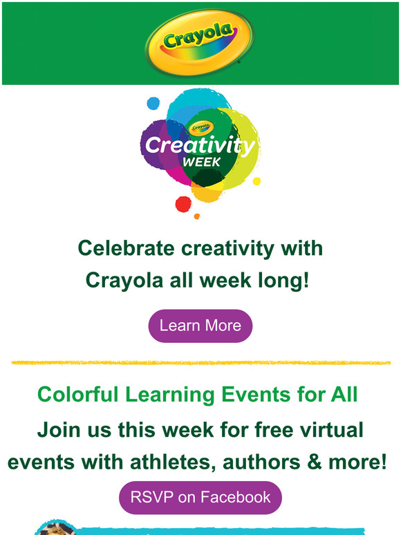 Crayola: Creativity Week Starts NOW | Milled