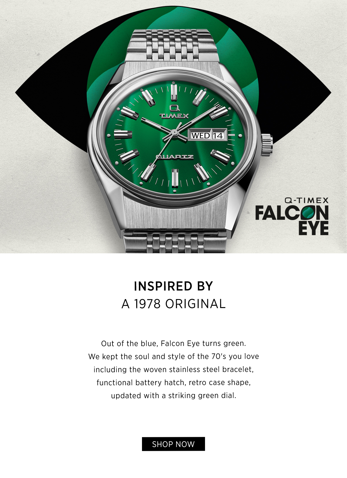 Timex: Q Timex Falcon Eye | Capturing the spirit of the 70's. | Milled