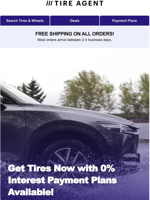 Tire Agent: Tire Payment Plans Starting at 0% | Milled