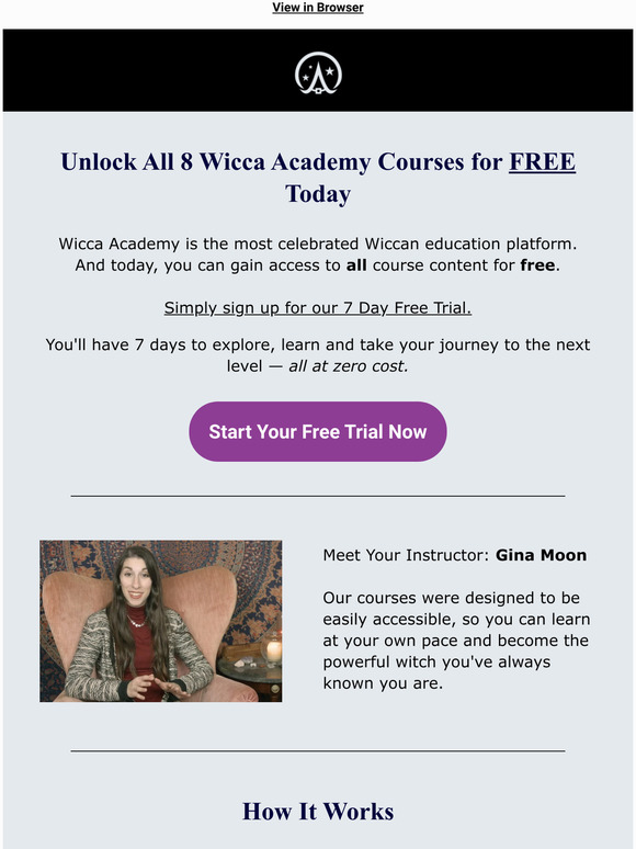 Wicca Academy: Get all 8 courses for FREE today. | Milled
