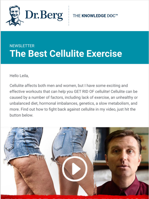 Dr. Berg: BLAST Away Cellulite With These Exercises | Milled