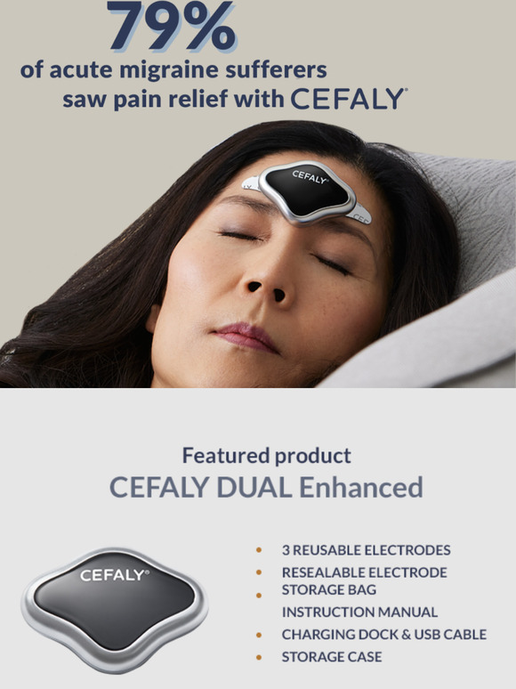 CEFALY Technology: Make CEFALY part of your migraine treatment routine ...