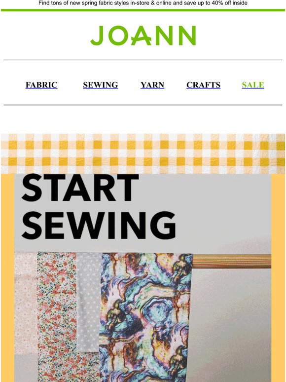 JoAnn: Plan your spring sewing projects with JOANN | Milled