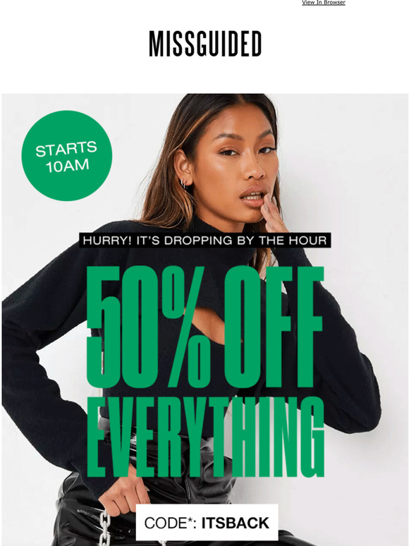 Missguided UK: LAST CHANCE: Up to 70% off everything | Milled