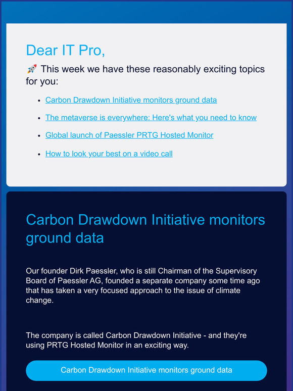 Paessler.Com: Global launch of Paessler PRTG Hosted Monitor | Milled
