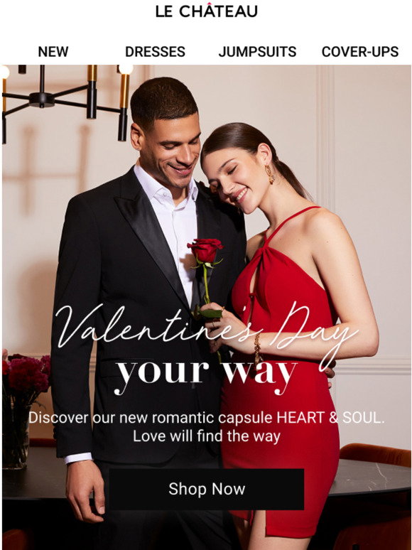 Le Château: NEW ARRIVALS Take 25% off the Heart & Soul collection now ...
