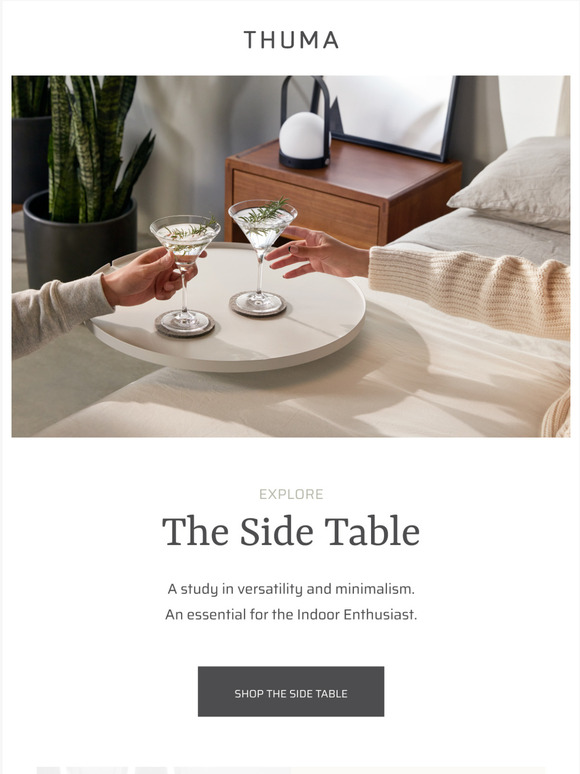 Thuma: The Side Table, in the details. | Milled