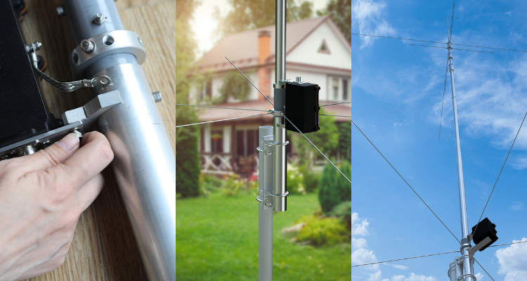 Radioddity: Introducing Xiegu VG4 4-Band Vertical Antenna | Milled