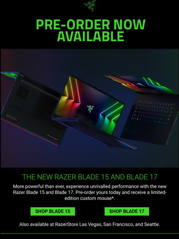 Razer: Receive a Limited-Edition mouse with the new Razer Blades | Milled