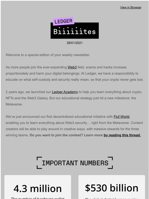 Ledger: Special Edition: Education Meets The Metaverse | Milled