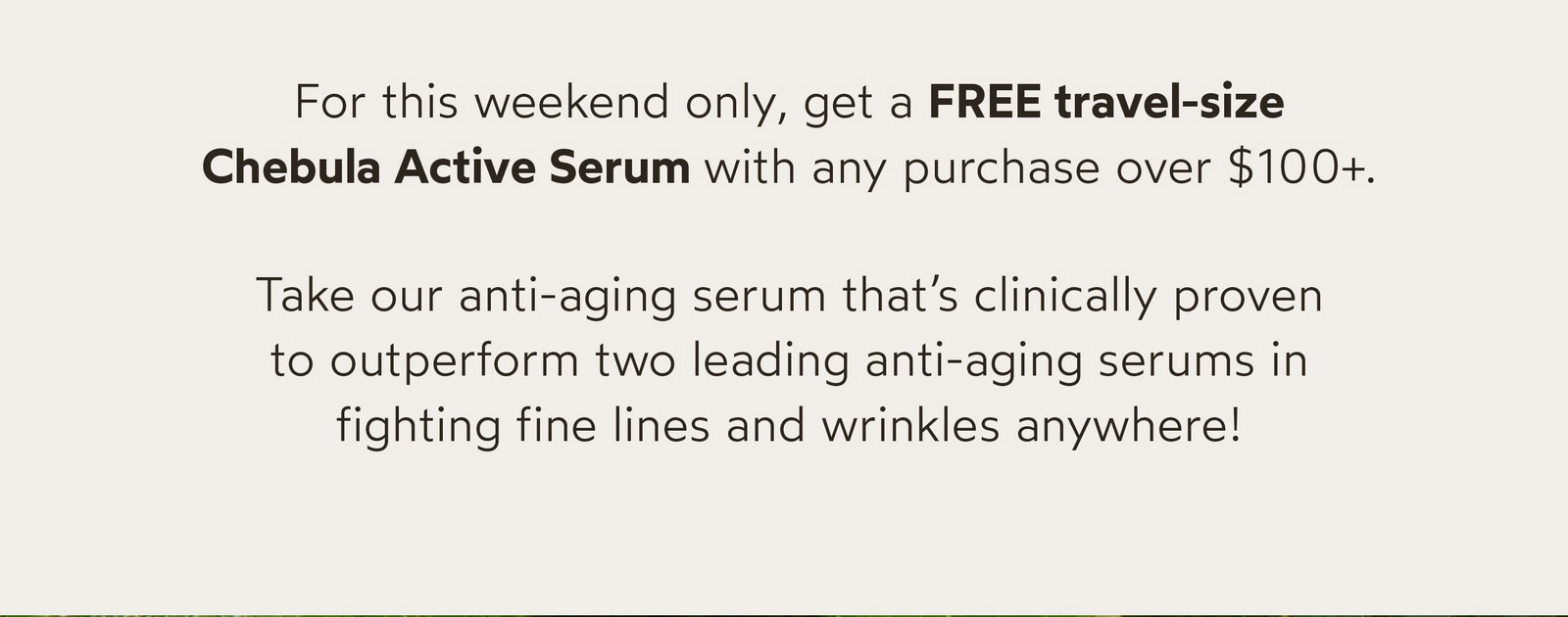 True Botanicals: Free Chebula Active Serum | Milled