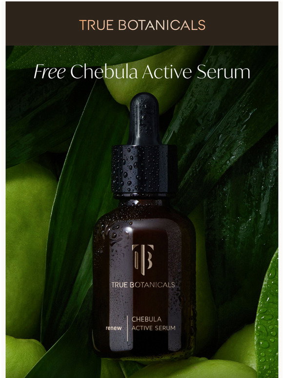 True Botanicals: Free Chebula Active Serum | Milled