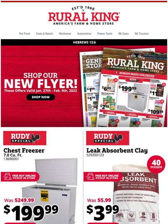 Rural King: Stock Up On Essentials! | Milled