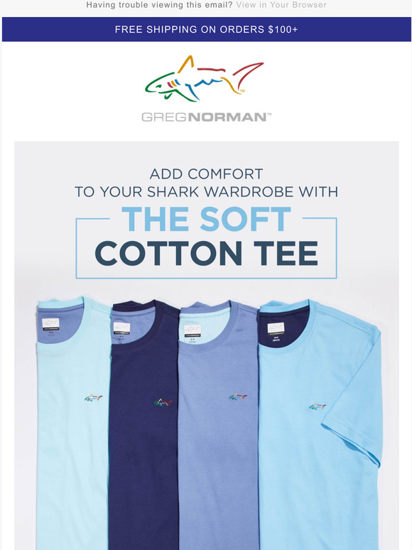 Greg Norman Collection: Our Softest Shark Tee | Milled