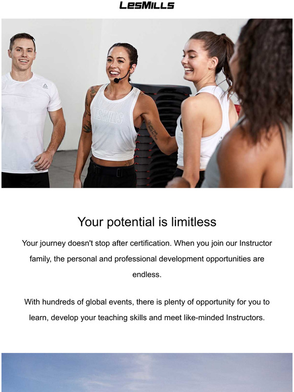 Les Mills: -your continued development is our priority | Milled