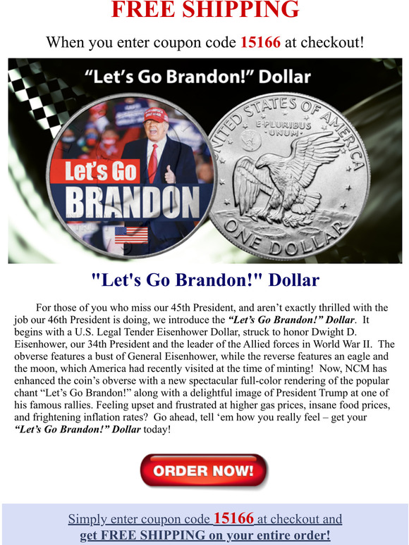 National Collector's Mint: Free Shipping! "Let's go Brandon" Dollar ...
