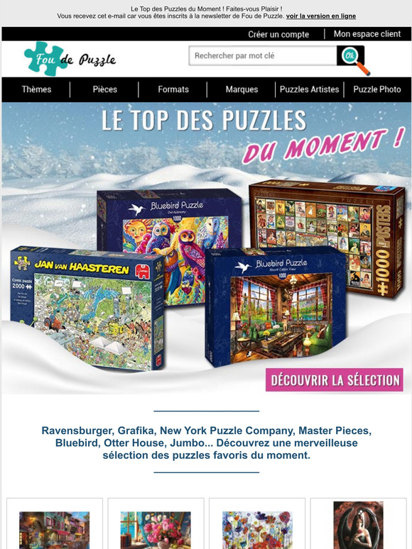 Fou de Puzzle: Le Top des Puzzles du Moment ! Faites-vous Plaisir ...