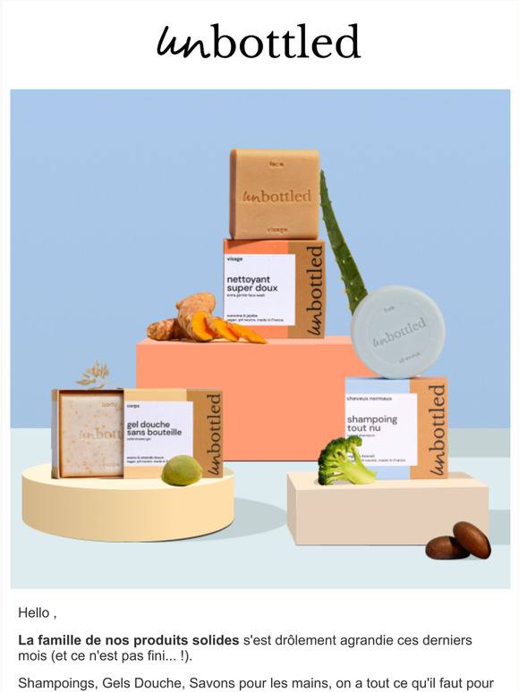 Unbottled: Dcouvrez la gamme Unbottled 2022 | Milled