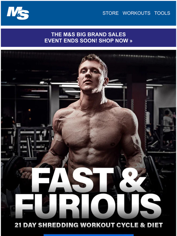 Muscle & Strength: Fast & Furious: 21 Day Shredding Workout and Diet ...