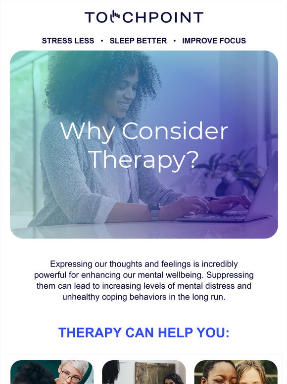 The TouchPoint Solution: Ever thought about therapy? | Milled