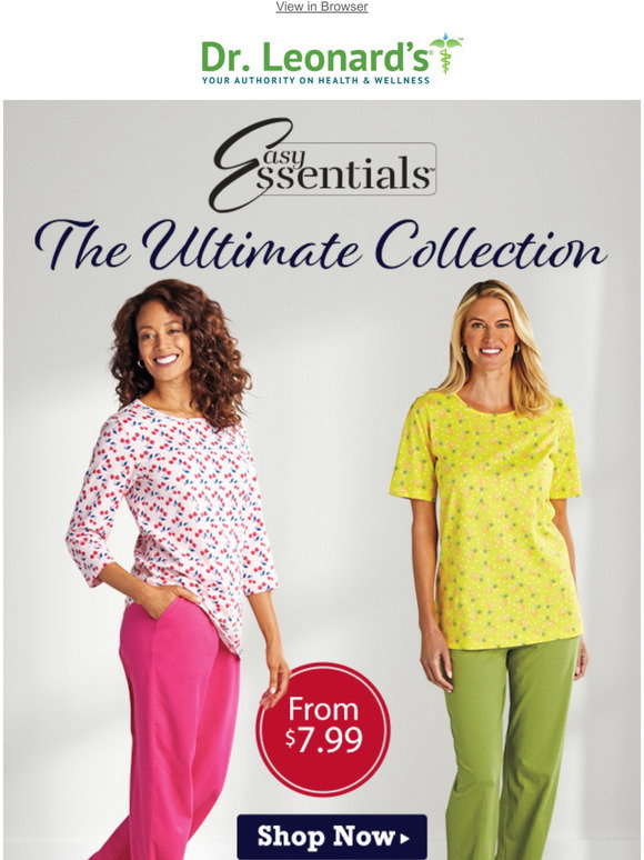 Dr. Leonard's: Easy Essentials The Ultimate Collection, Starting at $7. ...