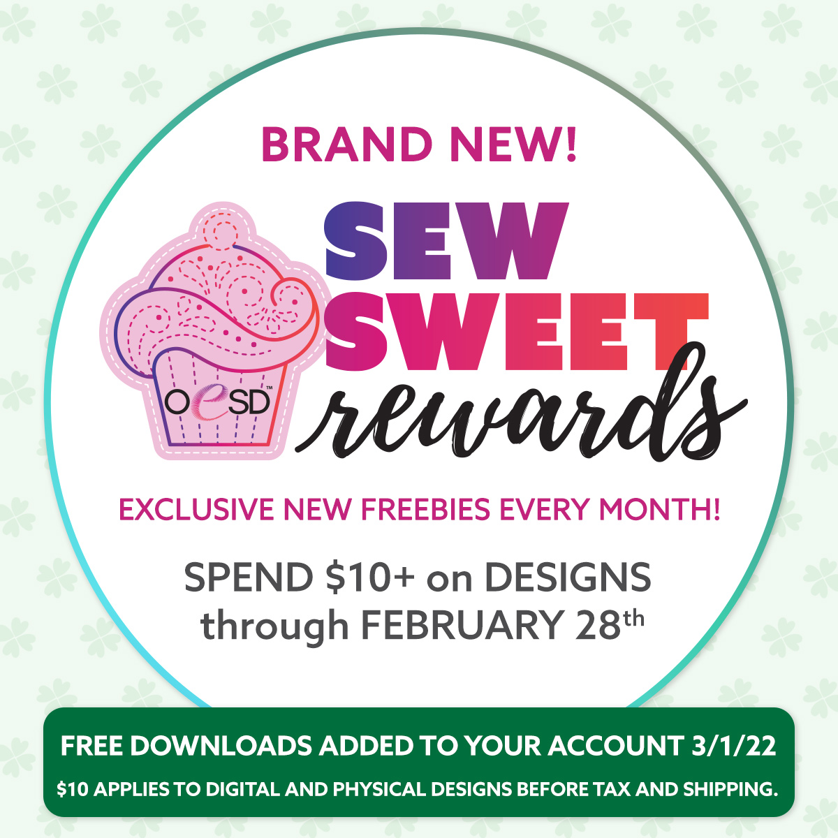 Embroidery Online: Introducing SEW SWEET REWARDS | Milled