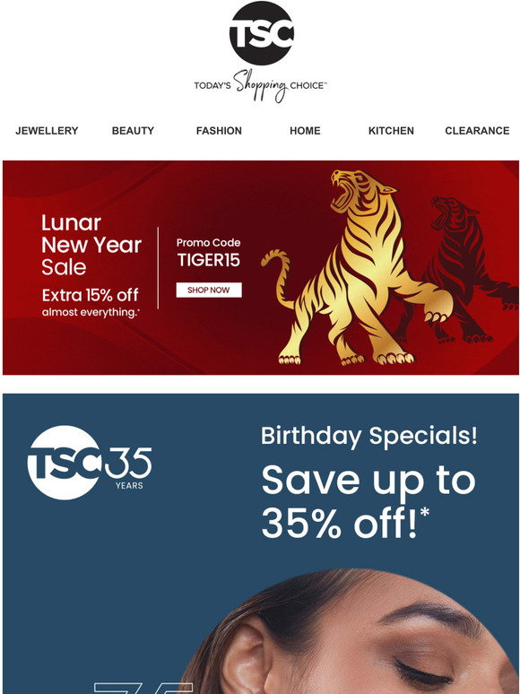 The Shopping Channel: Celebrate TSC's 35th Birthday with Specials ...