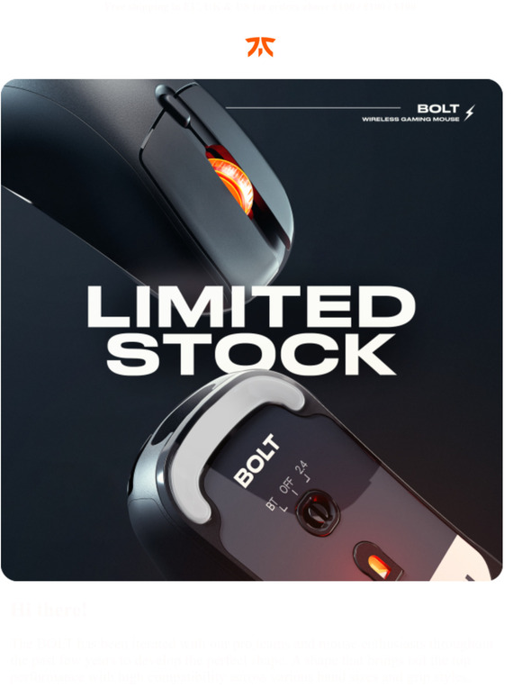 Fnatic: How our players and talent helped design the BOLT Wireless | Milled