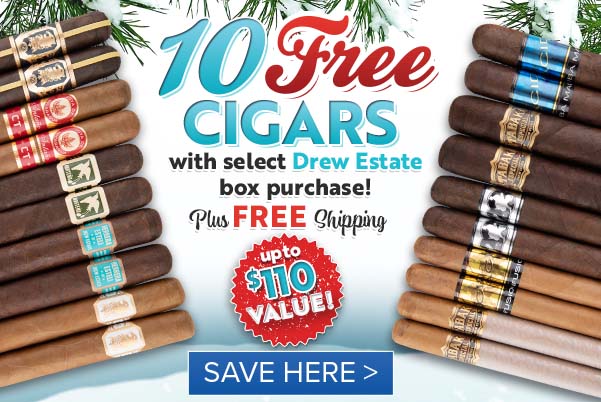 Best Cigar Prices: 10 Free Cigars + Free Shipping w/ Select Drew Estate ...