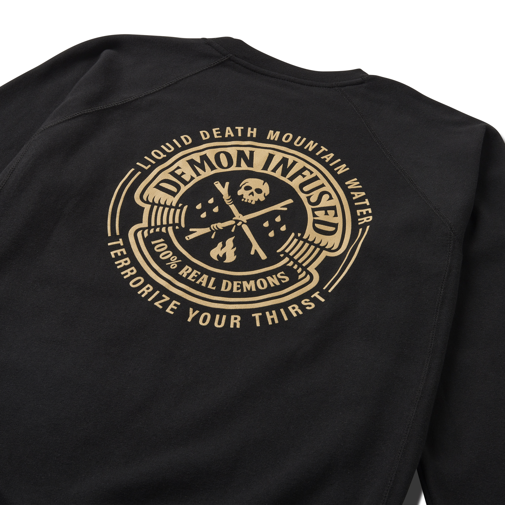 Liquid Death: Demon-Infused Sweatshirt | Milled