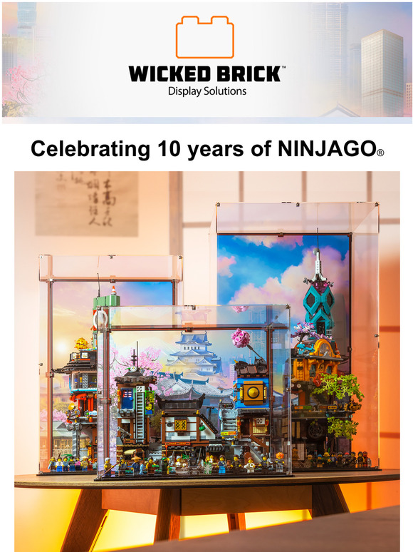 Wicked Brick: NEW Ninjago City Display Cases | Milled