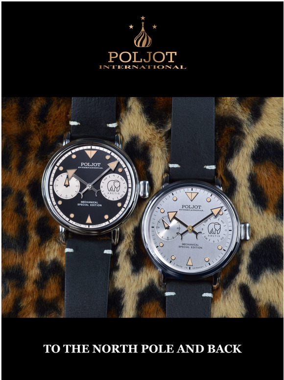 Poljot: BRAND NEW: "ARCTIS" - TO THE NORTH POLE AND BACK - POLJOT ...