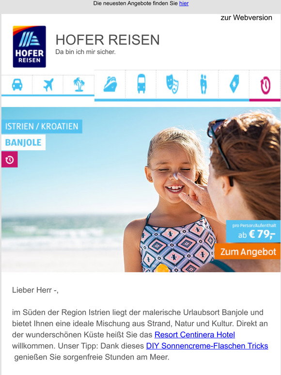 Hofer Reisen: Die neuen Angebote sind da! | Milled