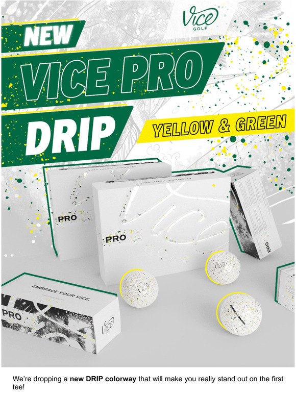 Vice Golf: New DRIP Pattern available now! | Milled
