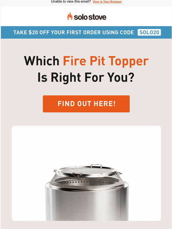 Solo Stove: Which Fire Pit Topper Is Right For You? | Milled