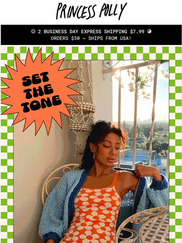 Princess Polly: SET THE TONE THIS SPRING | Milled