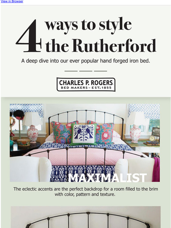 Charles P. Rogers: Take a deep dive into bed | Milled