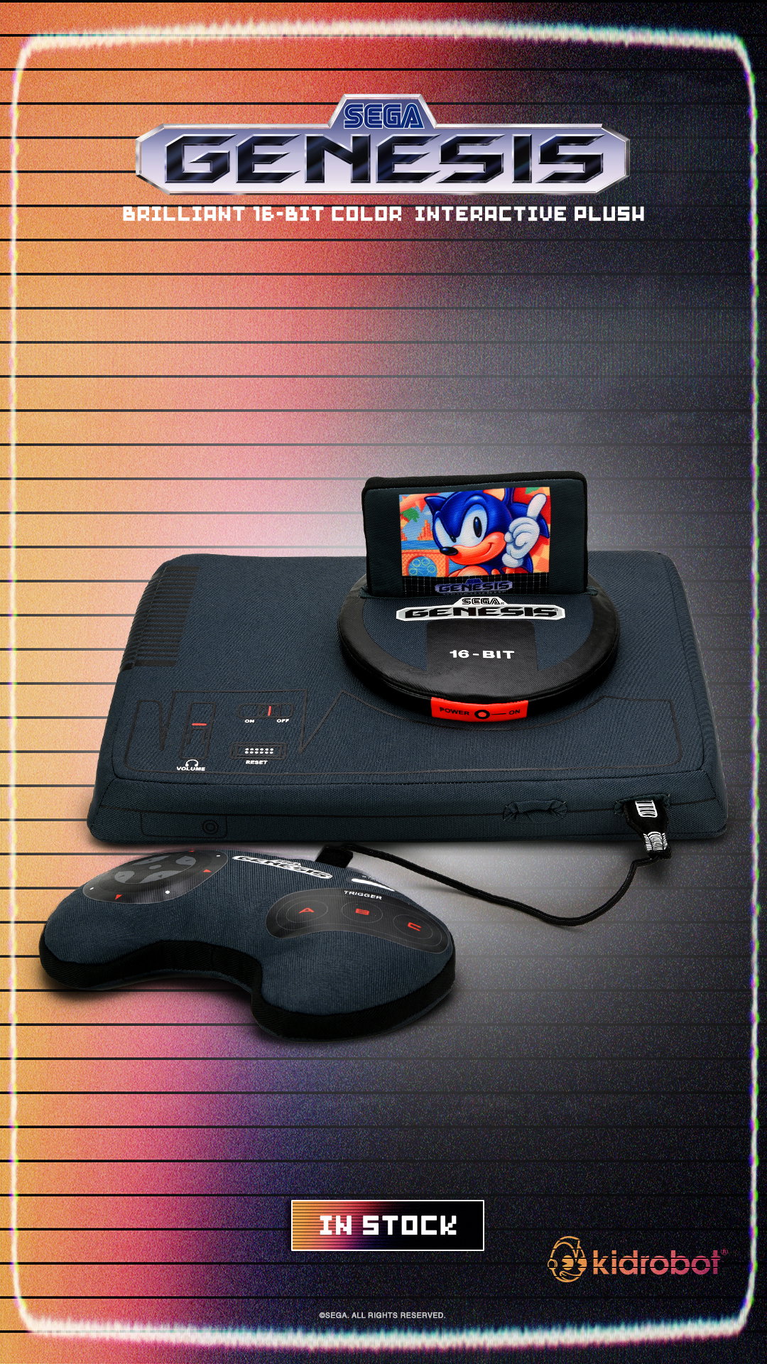 Kidrobot: Level up with our Sega Genesis Plush! | Milled