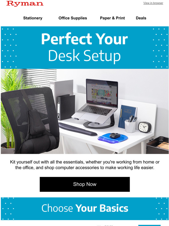 Ryman: Perfect Your Desk Setup | Milled