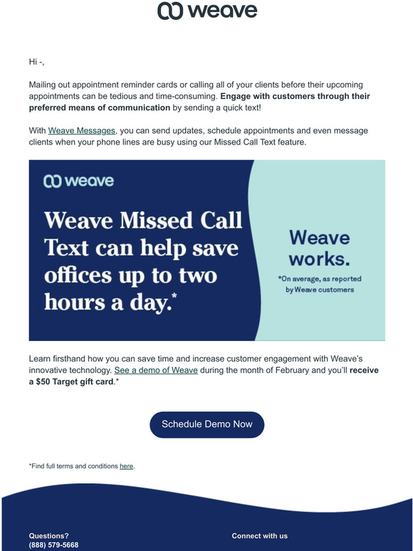 Weave: Increase client engagement with Weave Messages | Milled