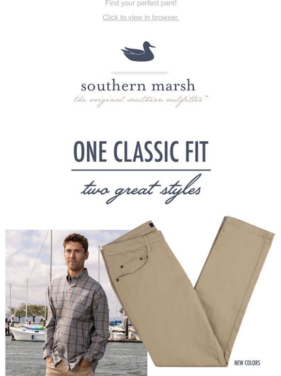 Southern Marsh: One classic fit, two great styles | Milled